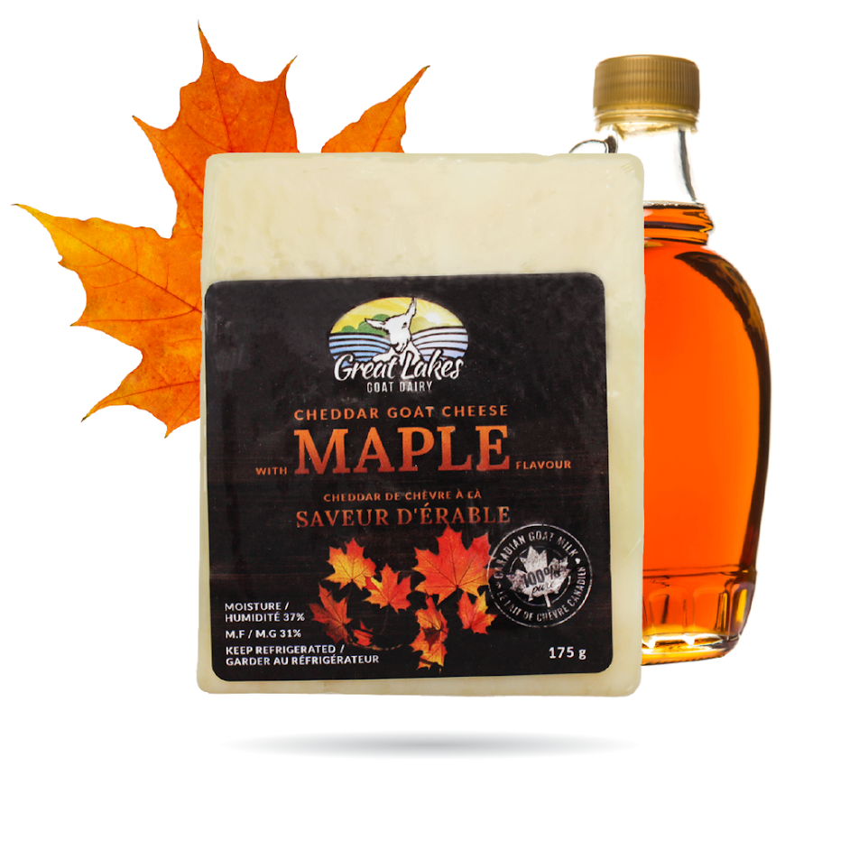 Maple Cheddar Goat Cheese | Trimble Farms Cattle Company