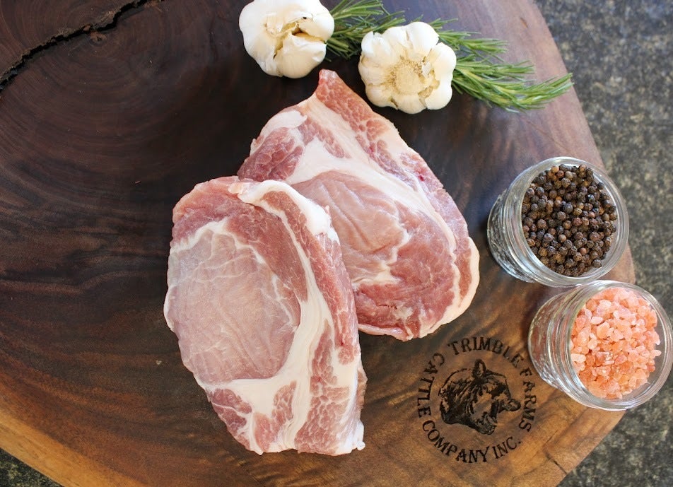 Pork Chops Bone-In | Trimble Farms Cattle Company